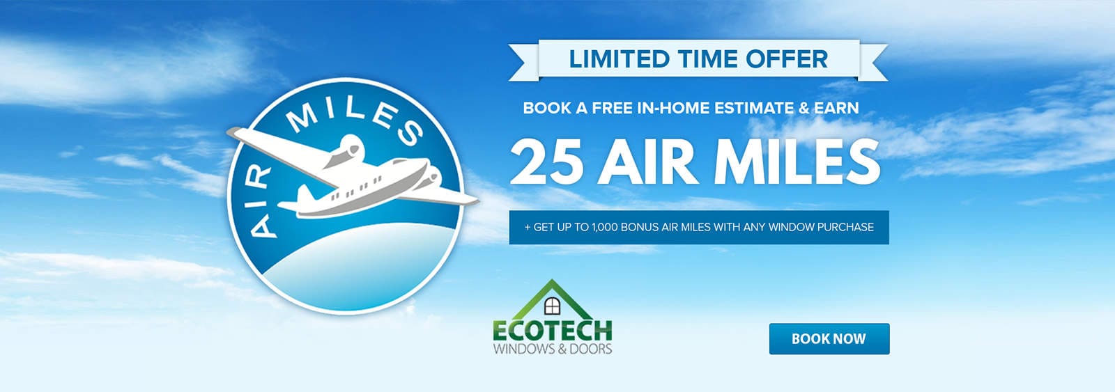 Air Miles Reward | Ecotech Windows & Doors